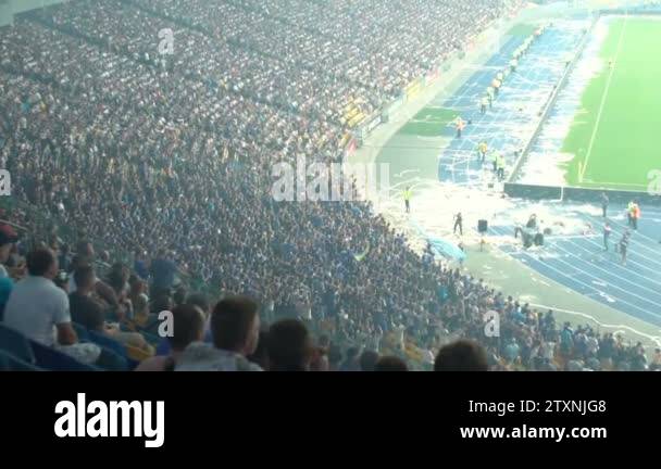 Football soccer fan fans crowd stands Stock Videos & Footage - HD and ...