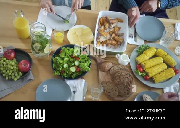 Meals overhead Stock Videos & Footage - HD and 4K Video Clips - Alamy