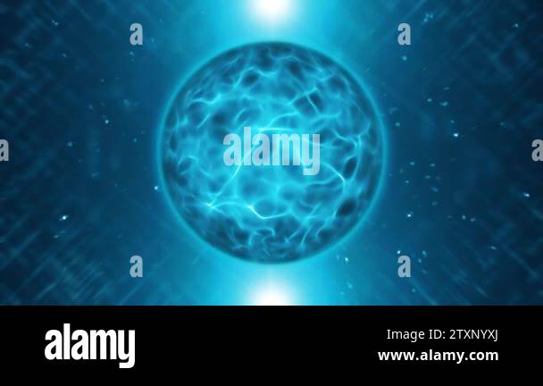 Abstract Energy Sphere Background Loop/ 4k animation of an abstract ...