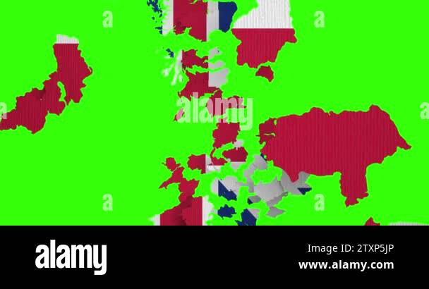 Uk map green screen Stock Videos & Footage - HD and 4K Video Clips - Alamy