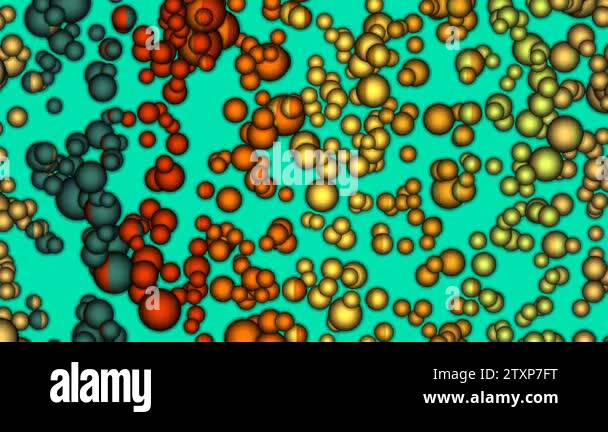 Abstract transition color computer animated background video clip with ...