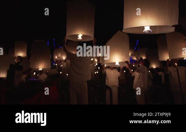 Lantern festival night sky Stock Videos & Footage - HD and 4K Video ...