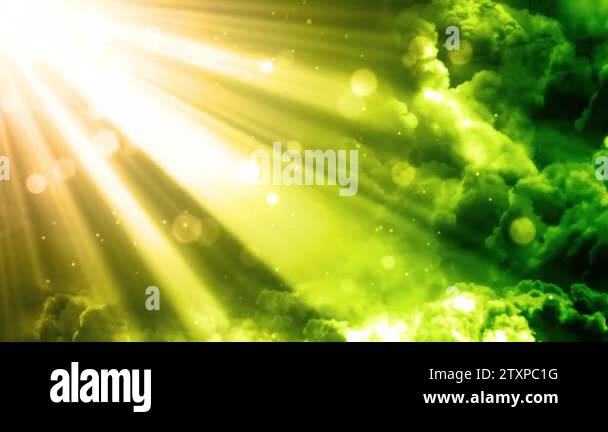 Heavenly Light rays Worship animation which is suited for broadcast ...