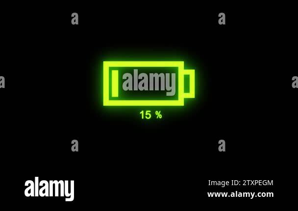 Animated Digital Battery Loading/ Animation of a digital smartphone or ...