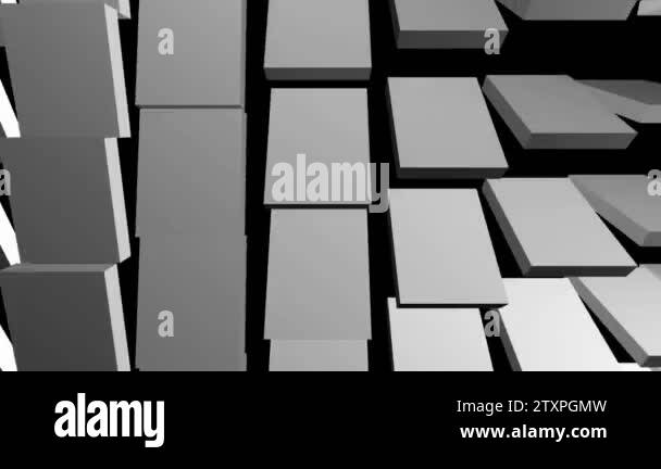 Looping seamless black and white data code motion graphic backgrounds ...