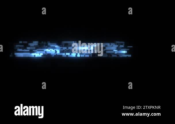 cool glitch ILLUMINATING text animation background logo seamless loop ...