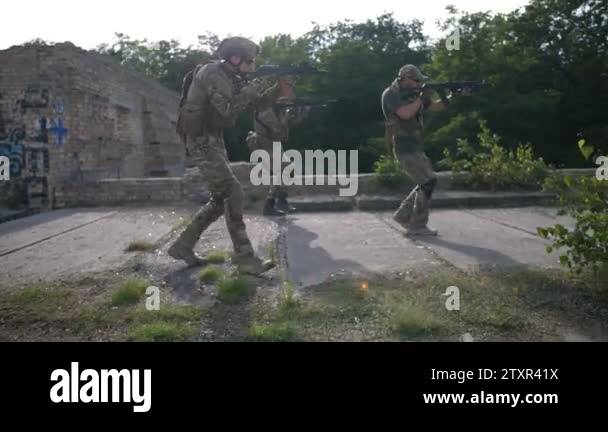 Army soldier aiming weapons Stock Videos & Footage - HD and 4K Video ...