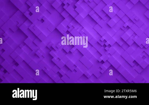 Purple Geometric Square Wall waving background. Seamless Loop 4K UHD ...