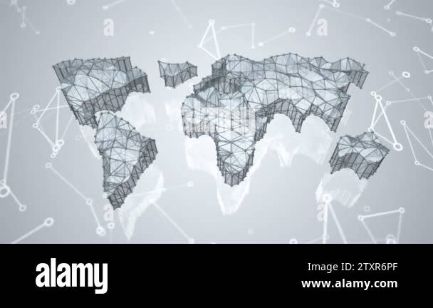 World map grey abstract Stock Videos & Footage - HD and 4K Video Clips ...