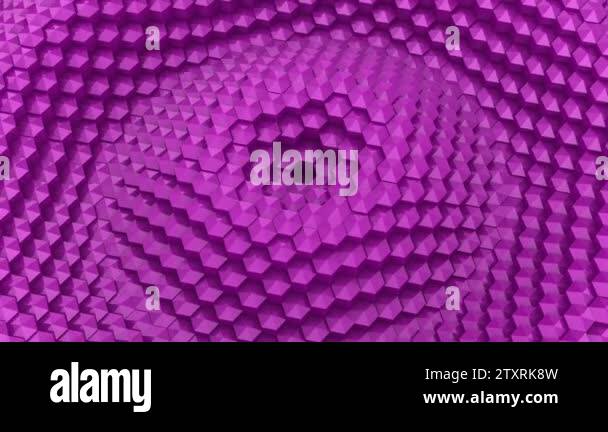 Hexagons Formed A Wave. Abstract background, 2 in 1, loop (301-600 frames), created in 4K, 3d ...