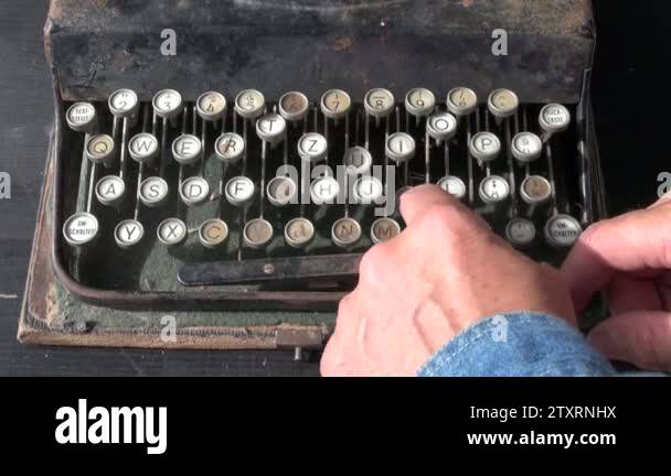 Ancient aged typewriter Stock Videos & Footage - HD and 4K Video Clips ...
