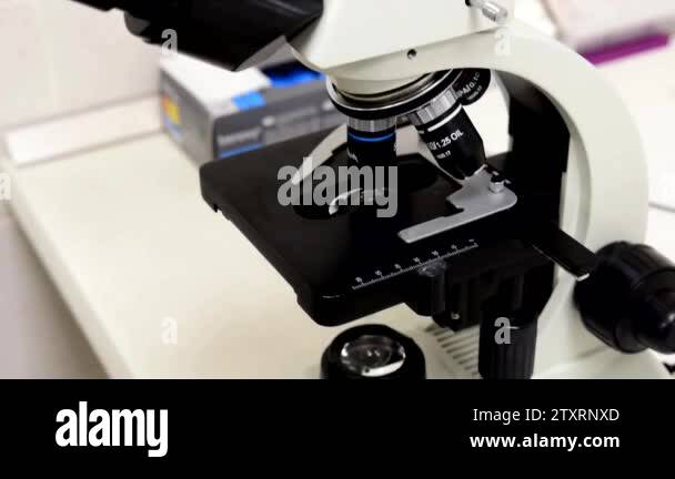 medical laboratory with hematological profile, research using a ...