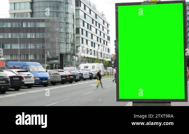 Billboard green screen urban street Stock Videos & Footage - HD and 4K ...