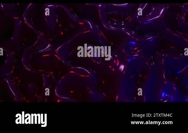 Abstract Infinite Loop animation 3D space background with a perspective of metal cubes and ...