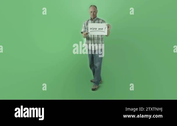 Man holding hire sign Stock Videos & Footage - HD and 4K Video Clips ...