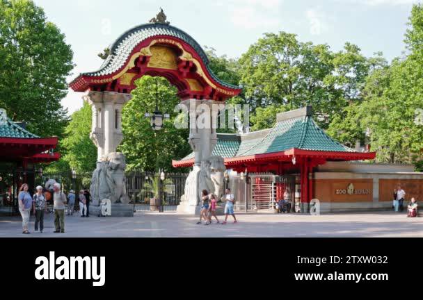 Elephant entrance berlin zoo Stock Videos & Footage - HD and 4K Video ...