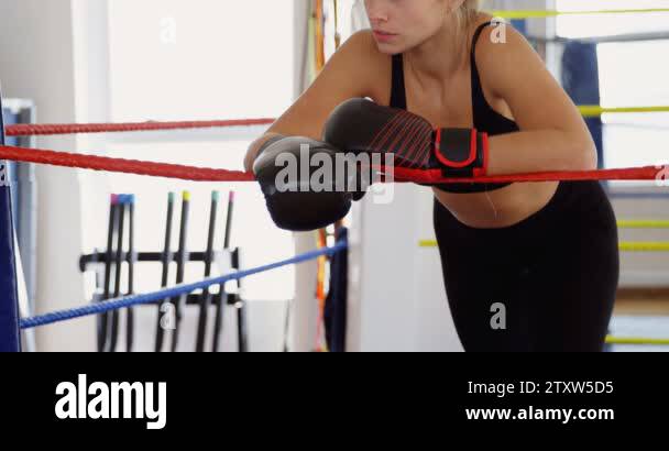 Female boxer standing in boxing Stock Videos & Footage - HD and 4K ...