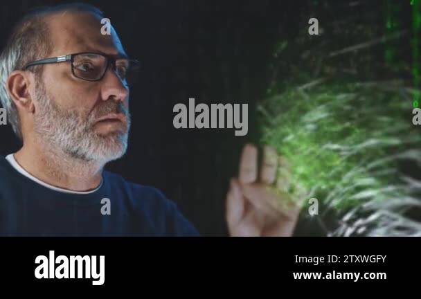 artificial intelligence brain simulation - deep learning Ai concept ...