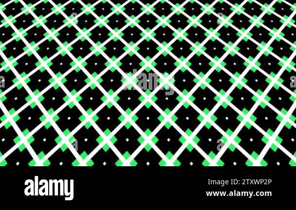 Graphic 2D video pattern that tilts up and moves, composed of designs ...
