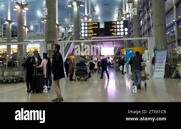 Iran, Tehran - May 2019: Tehran Imam Khomeini International Airport ...