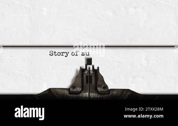 Animation of a close up of the type guard and moving type bars of a ...