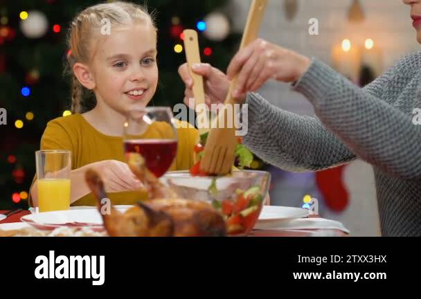 Family eating christmas dinner Stock Videos & Footage - HD and 4K Video ...
