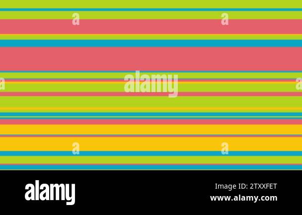 Colorful stripes sequence pattern, 4k. Abstract multicolored motion ...