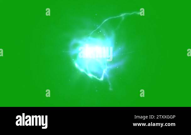 Neon sphere motion graphics with green screen background Stock Video ...