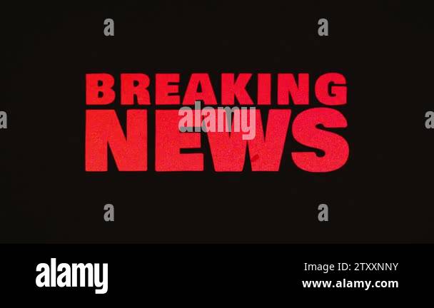 Breaking News Background With Glitch Effects/Animated motion graphic of ...