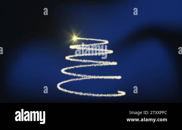 Animated christmas tree blue background Stock Videos & Footage - HD and ...