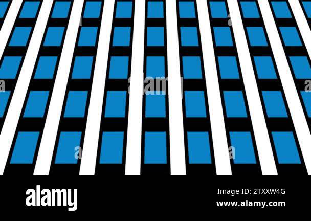 Graphic 2D video pattern that tilts up and moves, composed of designs ...