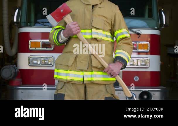 Portrait firefighter in safety Stock Videos & Footage - HD and 4K Video ...
