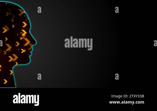 Glowing futuristic profile human Stock Videos & Footage - HD and 4K ...