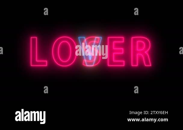 Loser text Stock Videos & Footage - HD and 4K Video Clips - Alamy