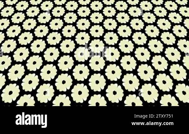 Graphic 2D video pattern that tilts up and moves, composed of designs ...