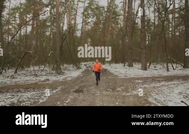Woman hard training outdoor. Professional female athlete intense ...