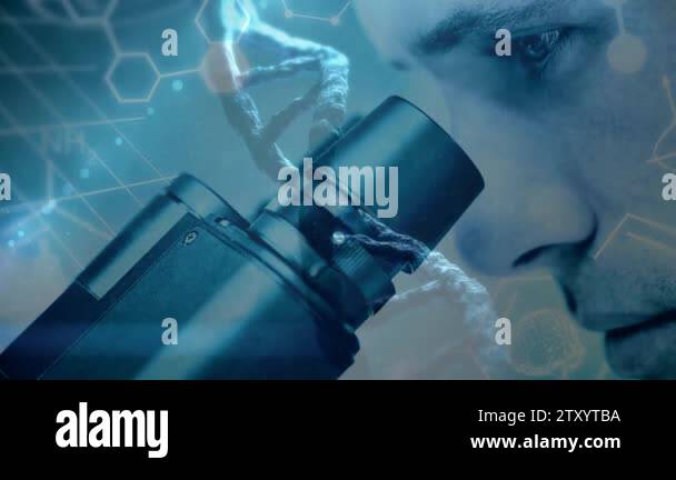 Dna microscope man Stock Videos & Footage - HD and 4K Video Clips - Alamy