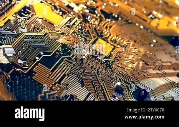 Digital microprocessor computer controller Stock Videos & Footage - HD ...