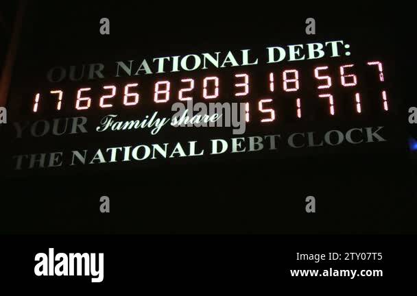 Debt clock Stock Videos & Footage - HD and 4K Video Clips - Alamy