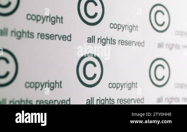 Copyright symbol page Stock Videos & Footage - HD and 4K Video Clips ...