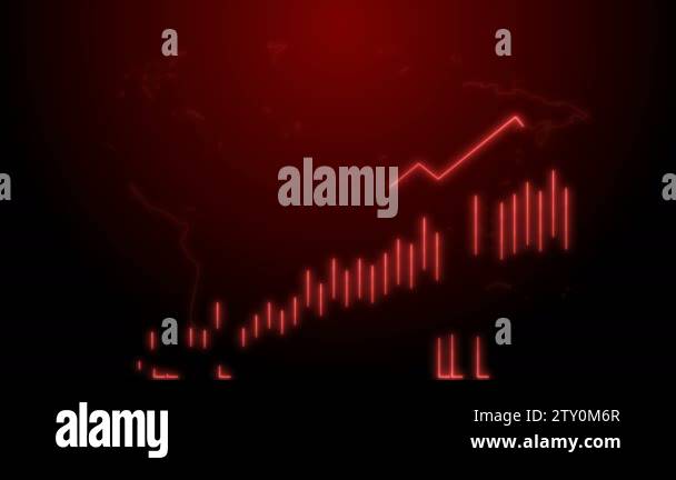 4k Business Growth And Success Arrow Infographics Animation of a ...