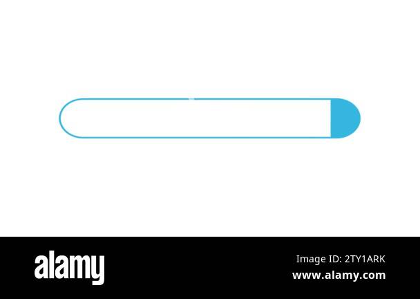 Internet search engine line entry field on white background loop ...