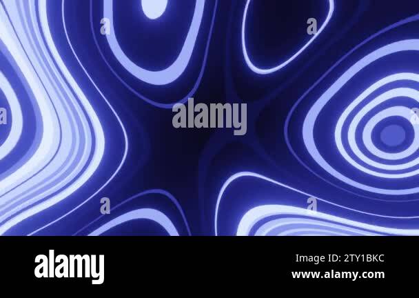 Looping motion. Abstract neon rings chaos pattern, concept of limitless ...