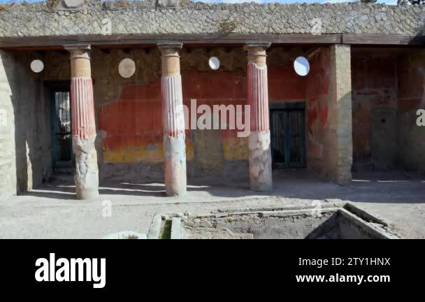 House of the Relief of Telephus - Ancient Roman Villa Atrium and ...