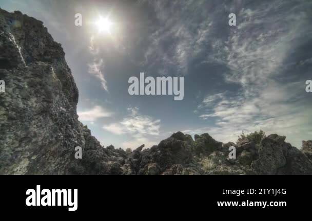 Cinematic 8K 7680x4320 HDR 30p. Basalt is a common extrusive igneous ...