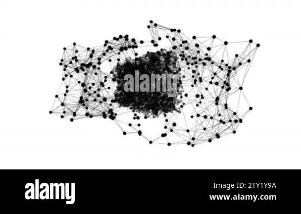 Abstract Plexus Animation Background with Text 2019 Stock Video Footage ...