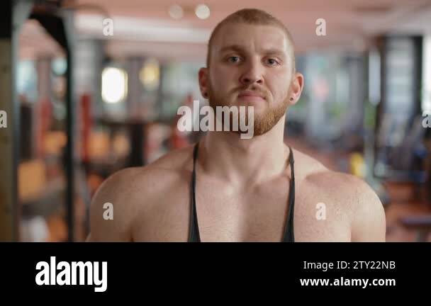 Portrait bodybuilder beard in Stock Videos & Footage - HD and 4K Video ...