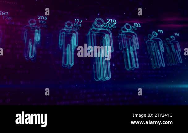 Social scoring and people rating advanced algorithm concept on digital ...