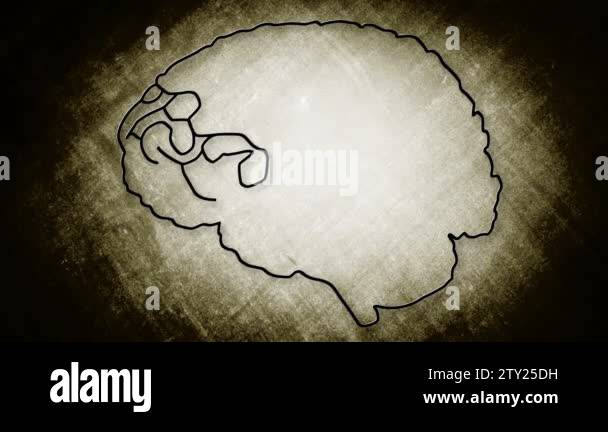 Human Brain Animation Stock Video Footage - Alamy