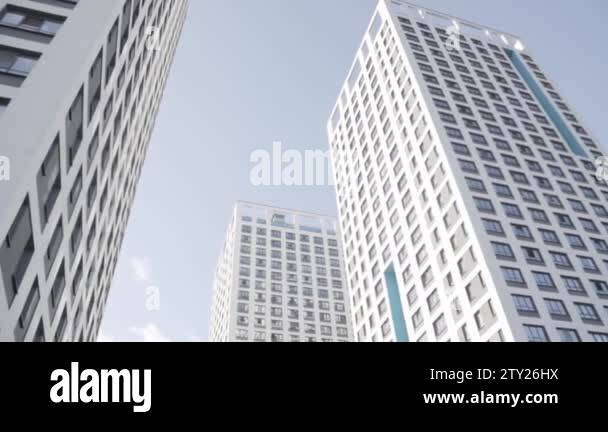 The modern architecture of the infinity center Stock Videos & Footage ...